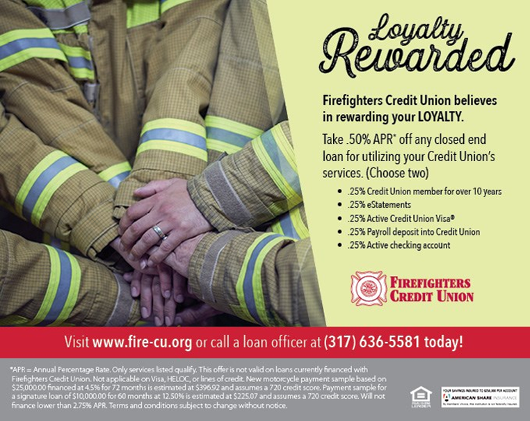 Firefighters Credit Union | Banking for Firemen & Firewomen | Indianapolis