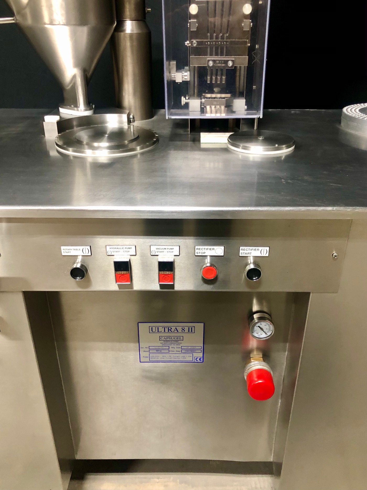 Reconditioned Capsugel Ultra 8II Semi-Automatic Capsule Filler