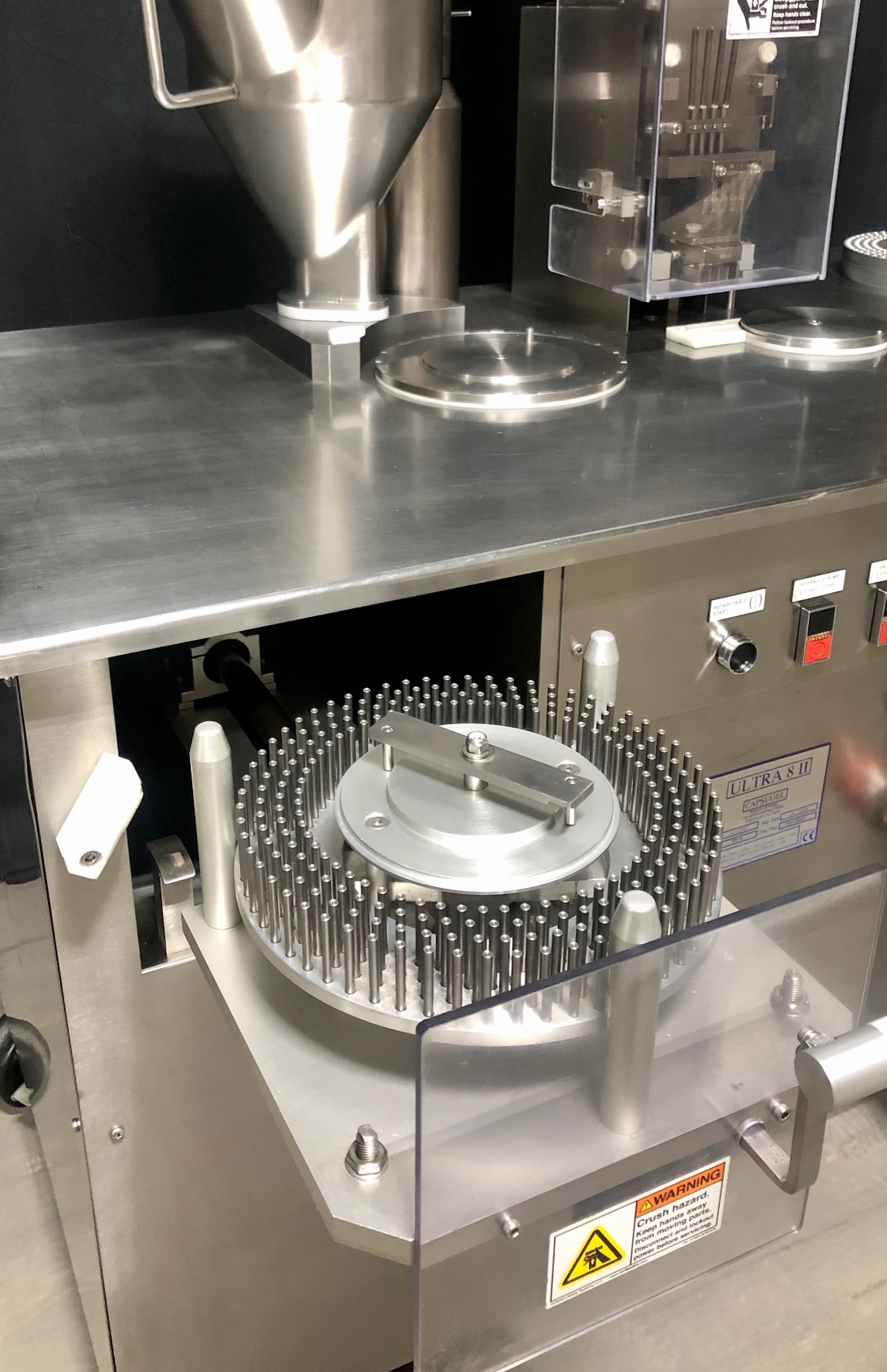 Reconditioned Capsugel Ultra 8II Semi-Automatic Capsule Filler