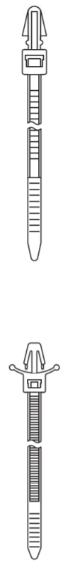 Push Mount Cable Ties | Zip Ties & Tie Wraps | Cable Tie Express
